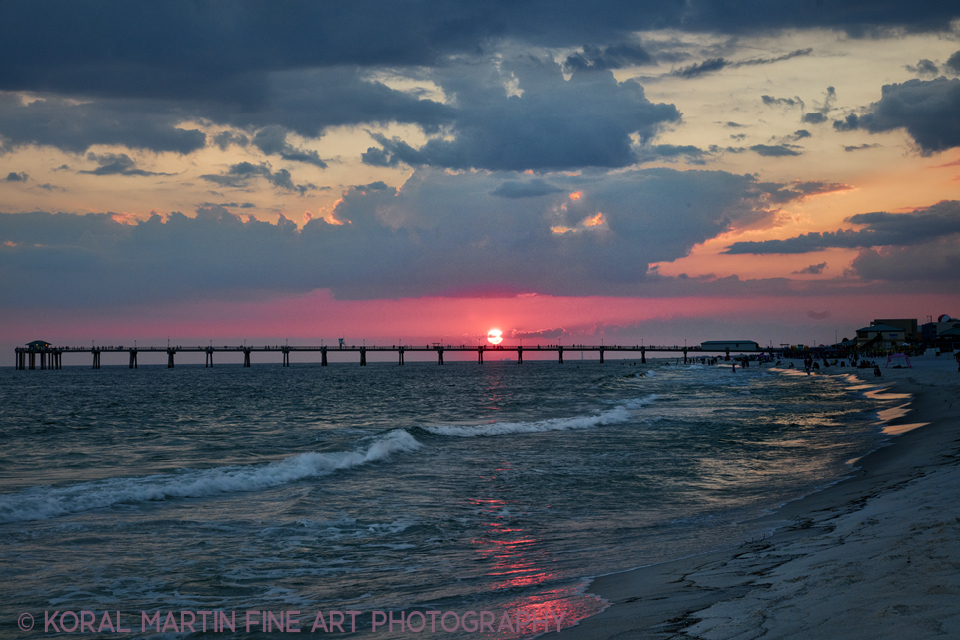 Almost Gone — Beach Sunset – Nature Artwork for Healthcare